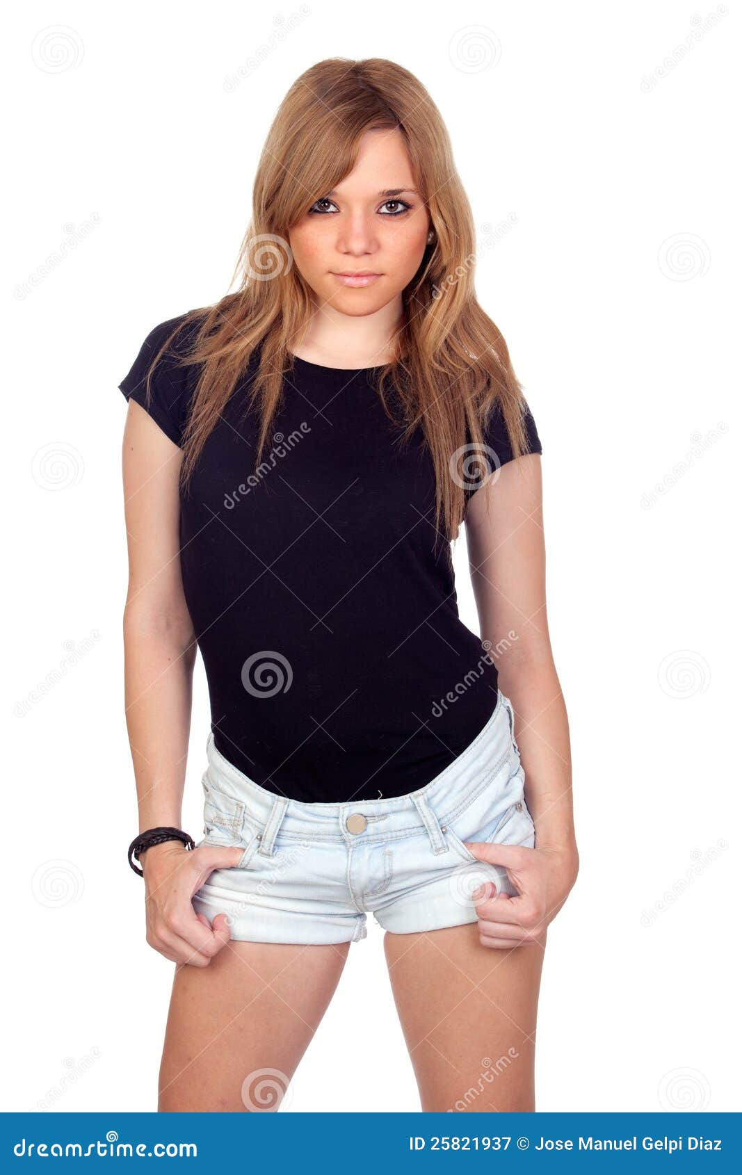 Teen rebellious girl stock image. Image of face, blonde - 25821937