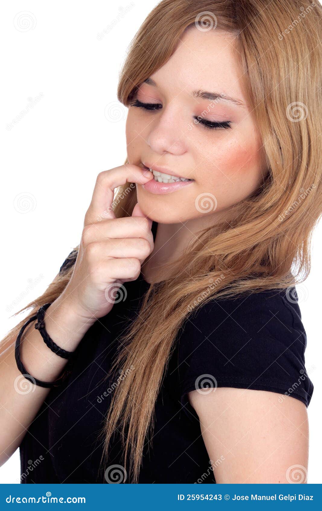 Teen rebellious girl stock image. Image of lifestyle - 25954243