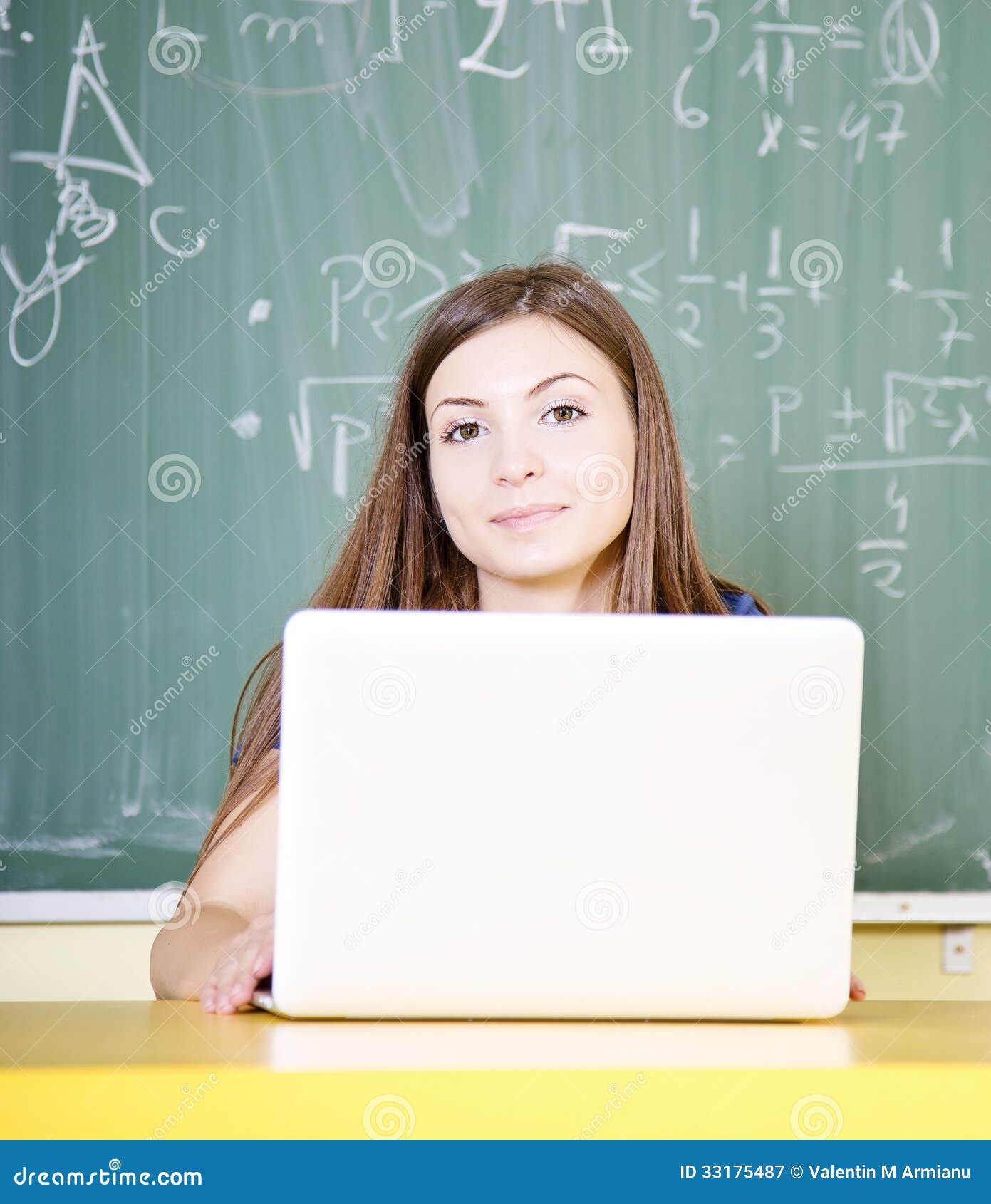 Teen using laptop stock image. Image of person, technology - 33175487