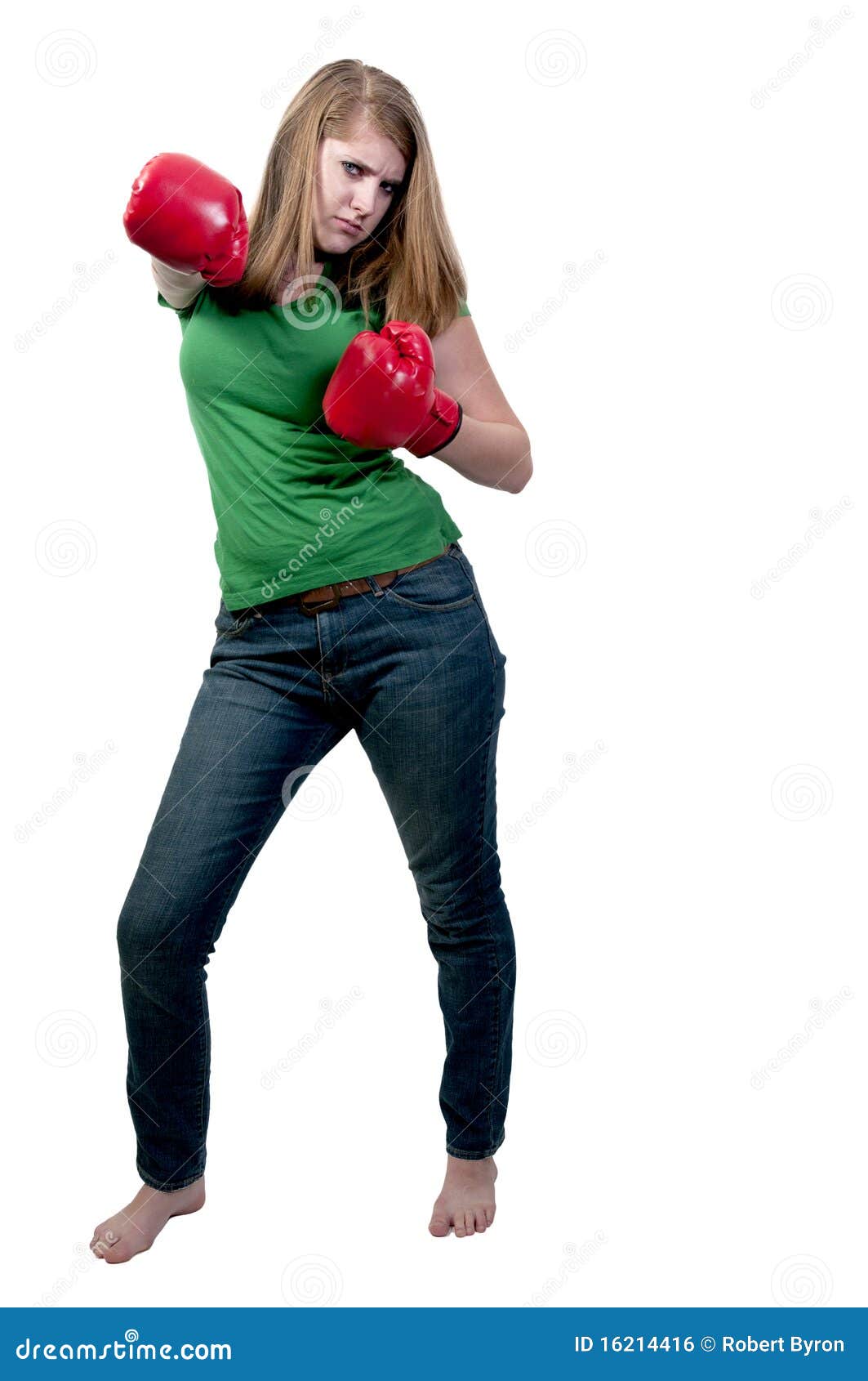 Teenage Boxer stock photo. Image of boxing, feminine - 16214416