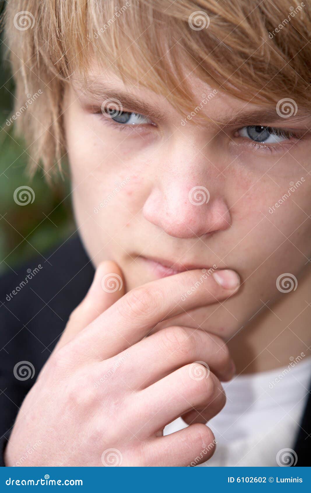Teenage Boy stock photo. Image of alone, mystery, male - 6102602