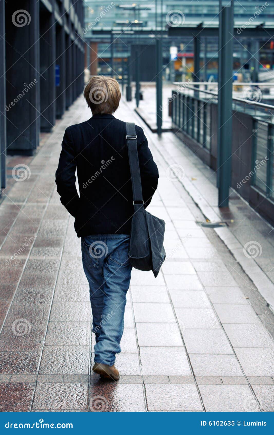 Young Boys Walking Away Together