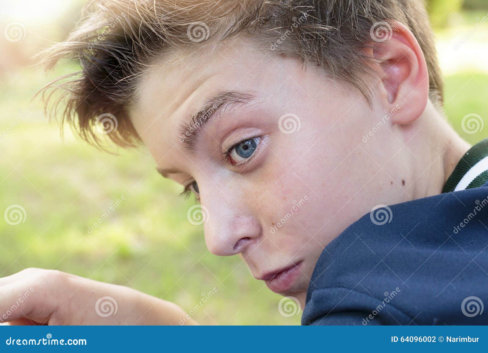 Teenage boy from the back stock photo. Image of caucasian - 64096002