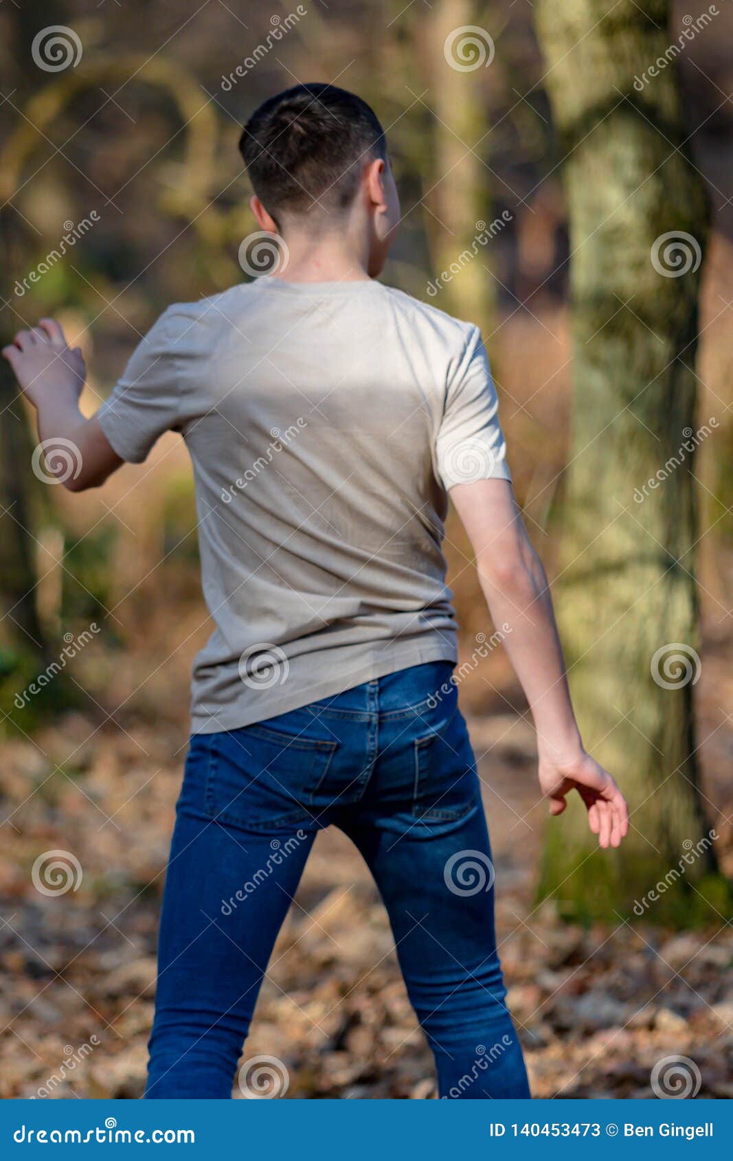 Teenage Boy Outside on a Bright Spring Day Stock Image - Image of years ...