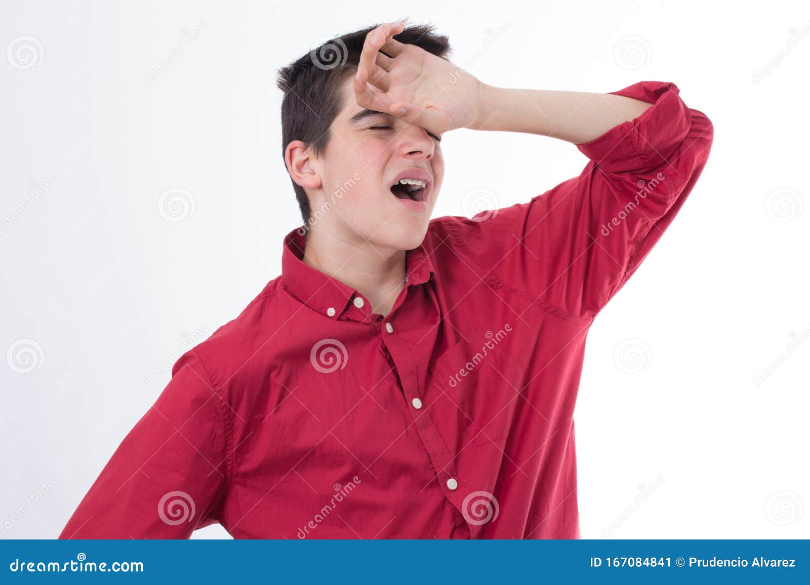Teenage Boy with Pain Expression Stock Image - Image of cervical ...