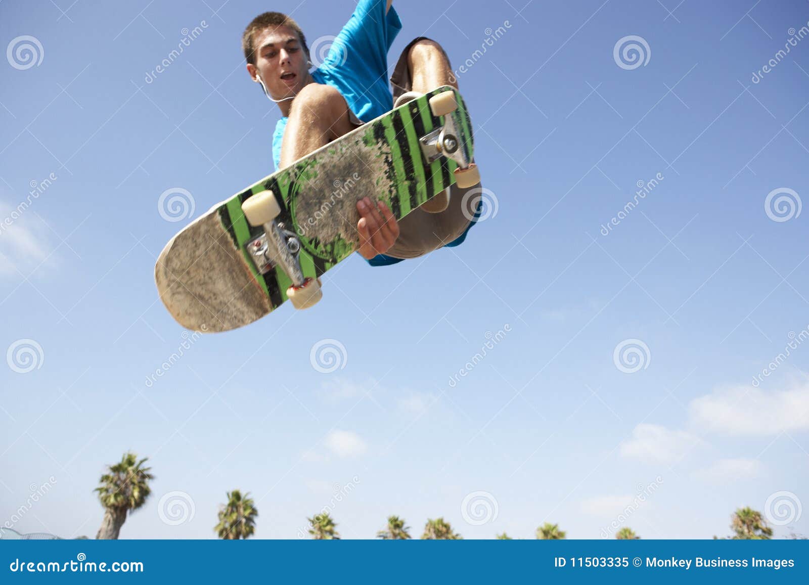 Teenage Boy in Skateboard Park Stock Image - Image of skateboard ...