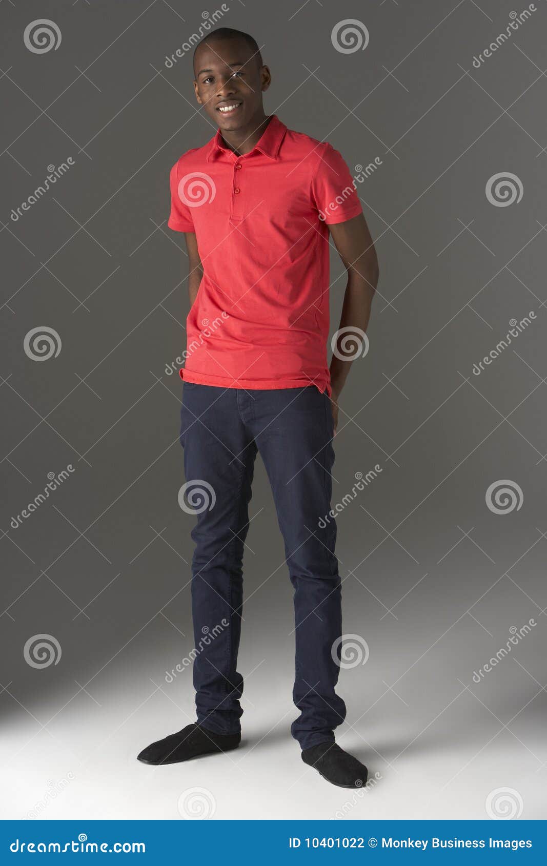 Teenage Guy Standing Up