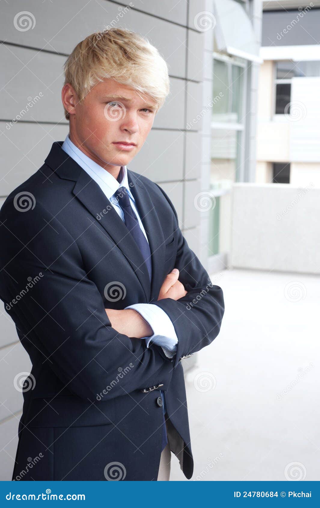 Teenage boy in suit stock photo. Image of schoolboy, blond - 24780684