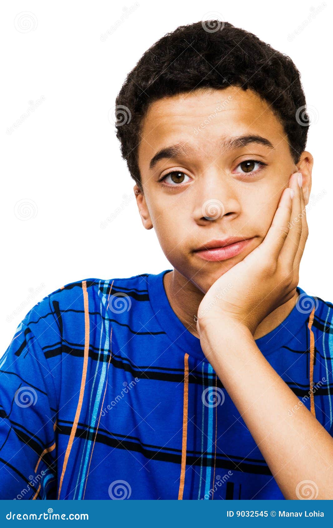 Teenage Boy Thinking stock image. Image of thoughtful - 9032545