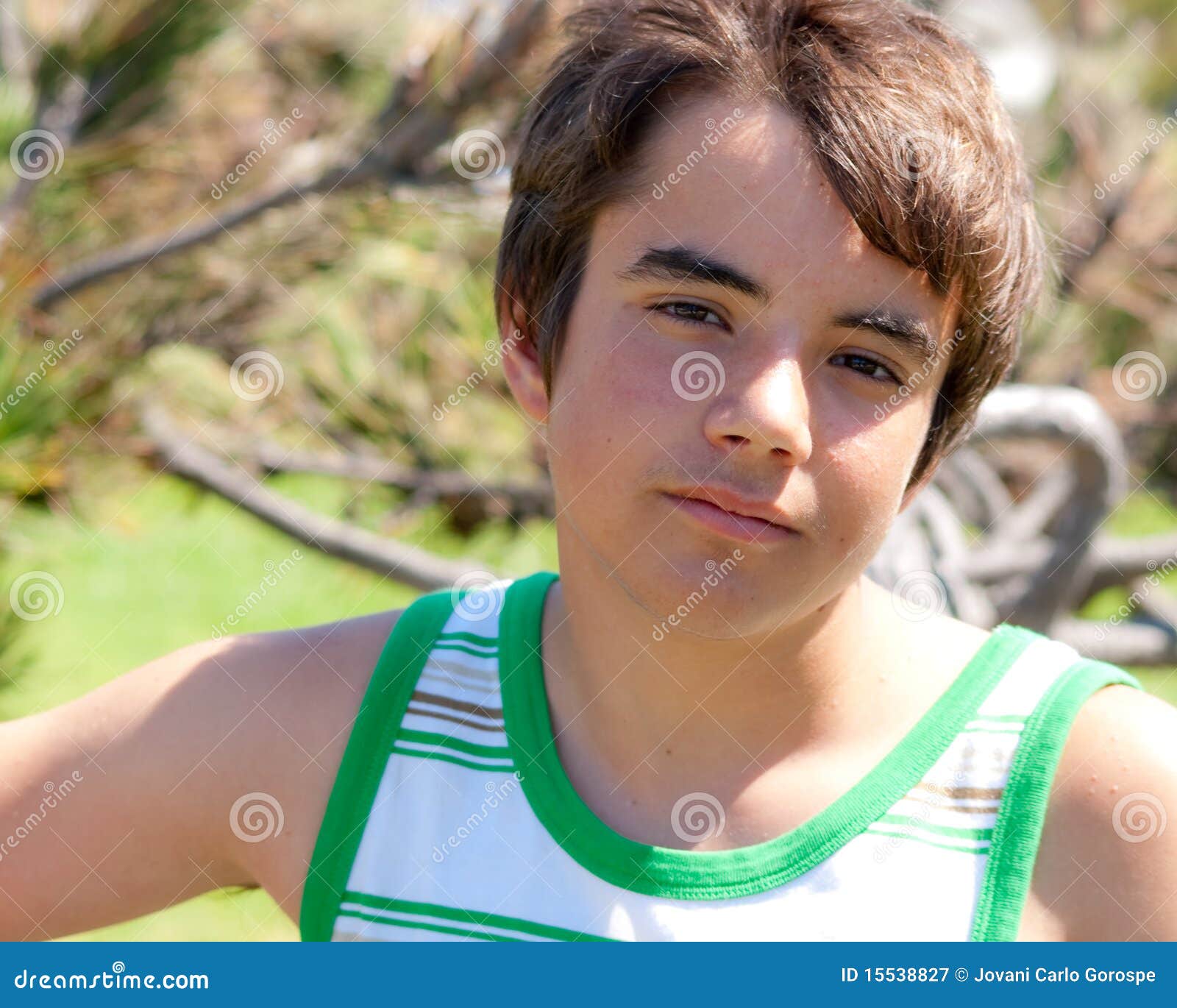 Teenage Caucasian Boy stock image. Image of happiness - 15538827