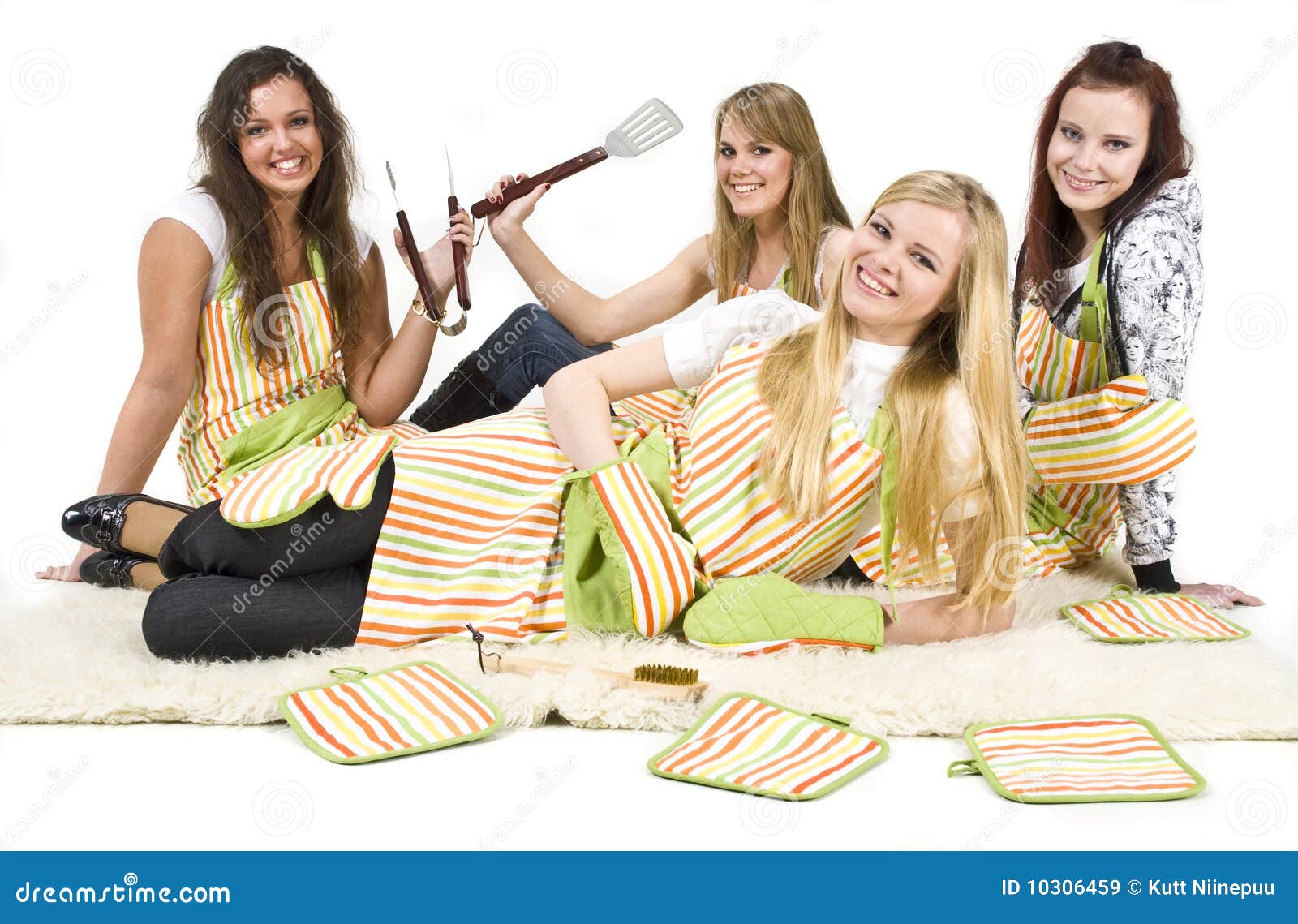 Teenage chefs stock image. Image of cook, stripe, teamwork - 10306459