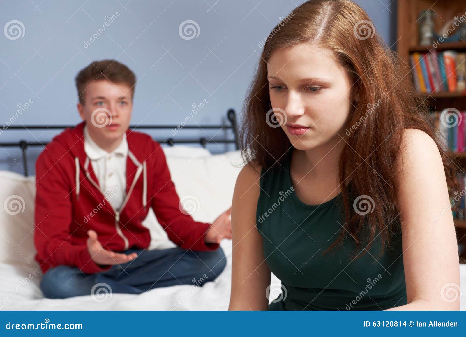 Teenage Couple Having Relationship Difficulties Stock Photo - Image of ...