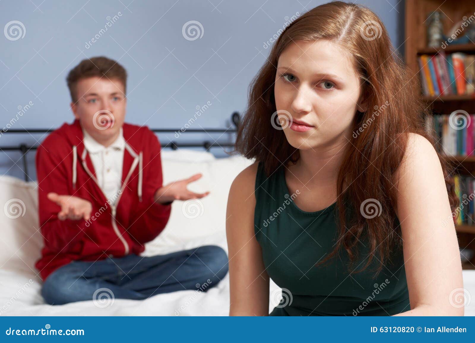 Teenage Couple Having Relationship Difficulties Stock Photo - Image of ...