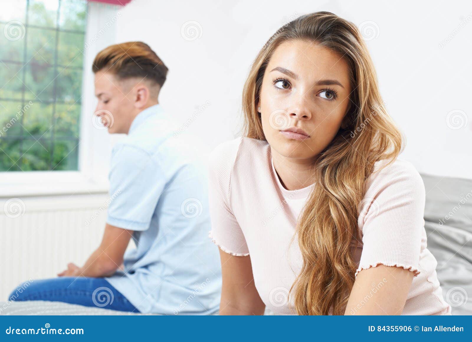 Teenage Couple Having Relationship Difficulties Stock Photo - Image of ...