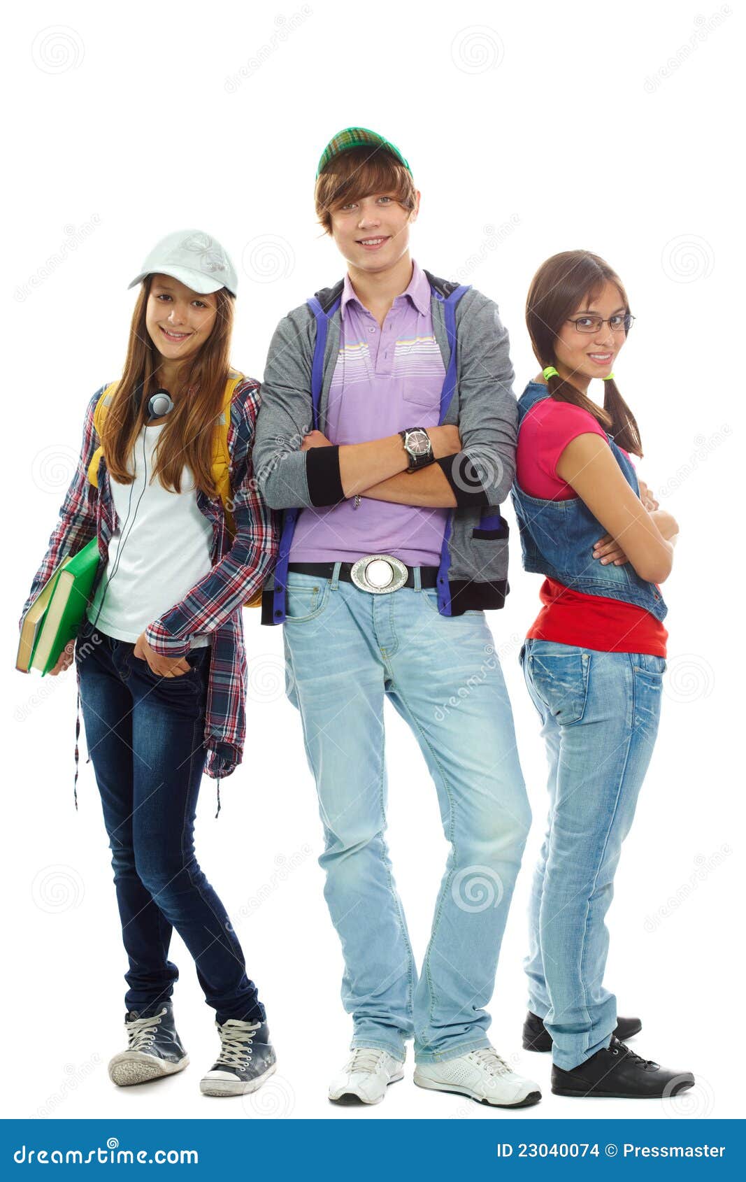 Teenage fashion stock photo. Image of holding, adolescent - 23040074