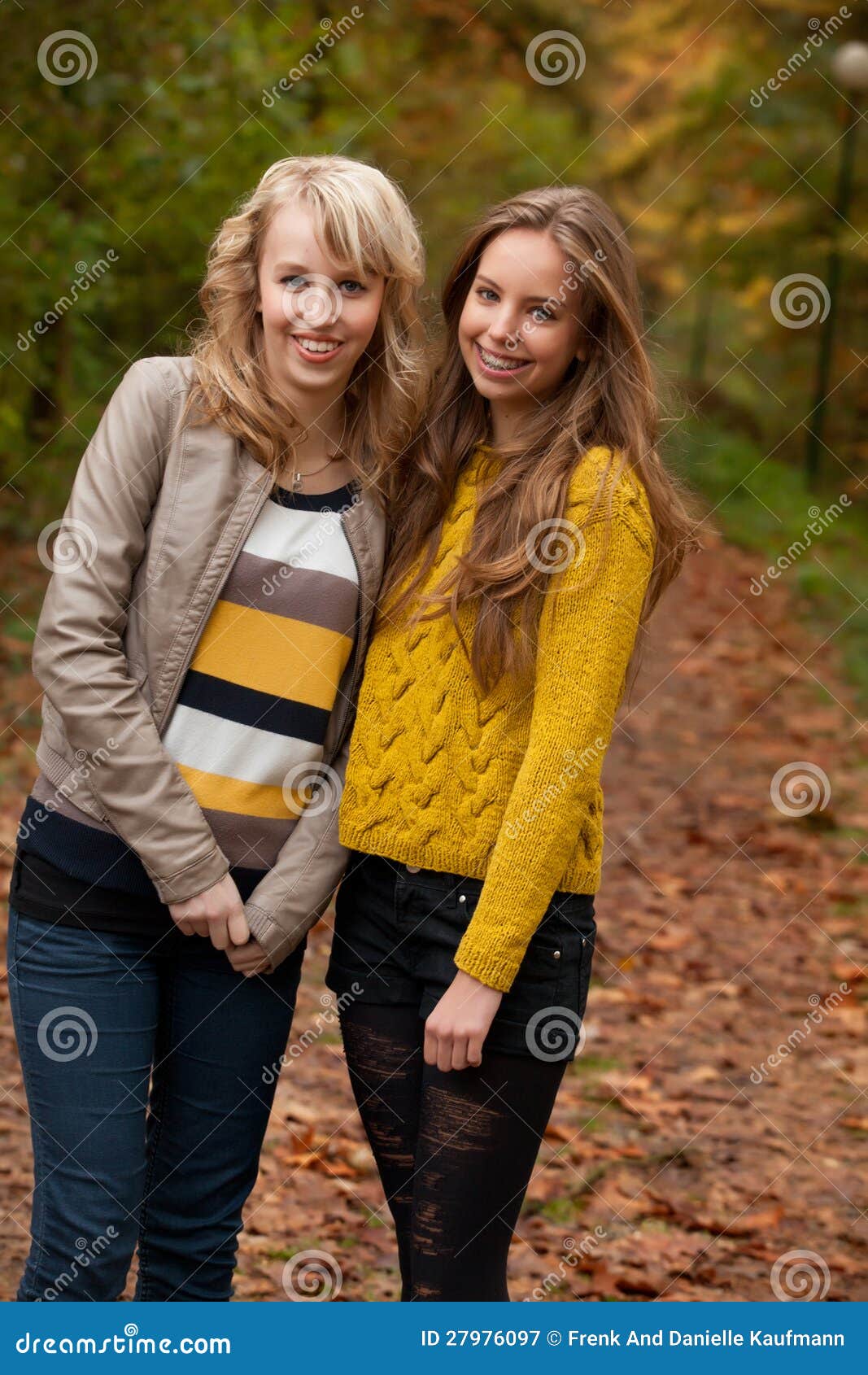 Teenage girl in the forest stock image. Image of caucasian - 27976097
