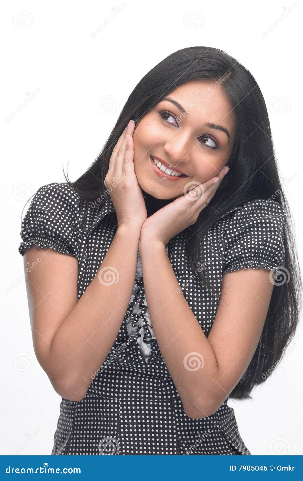 Teenage Girl with Happy Expression Stock Photo - Image of modern, asian ...