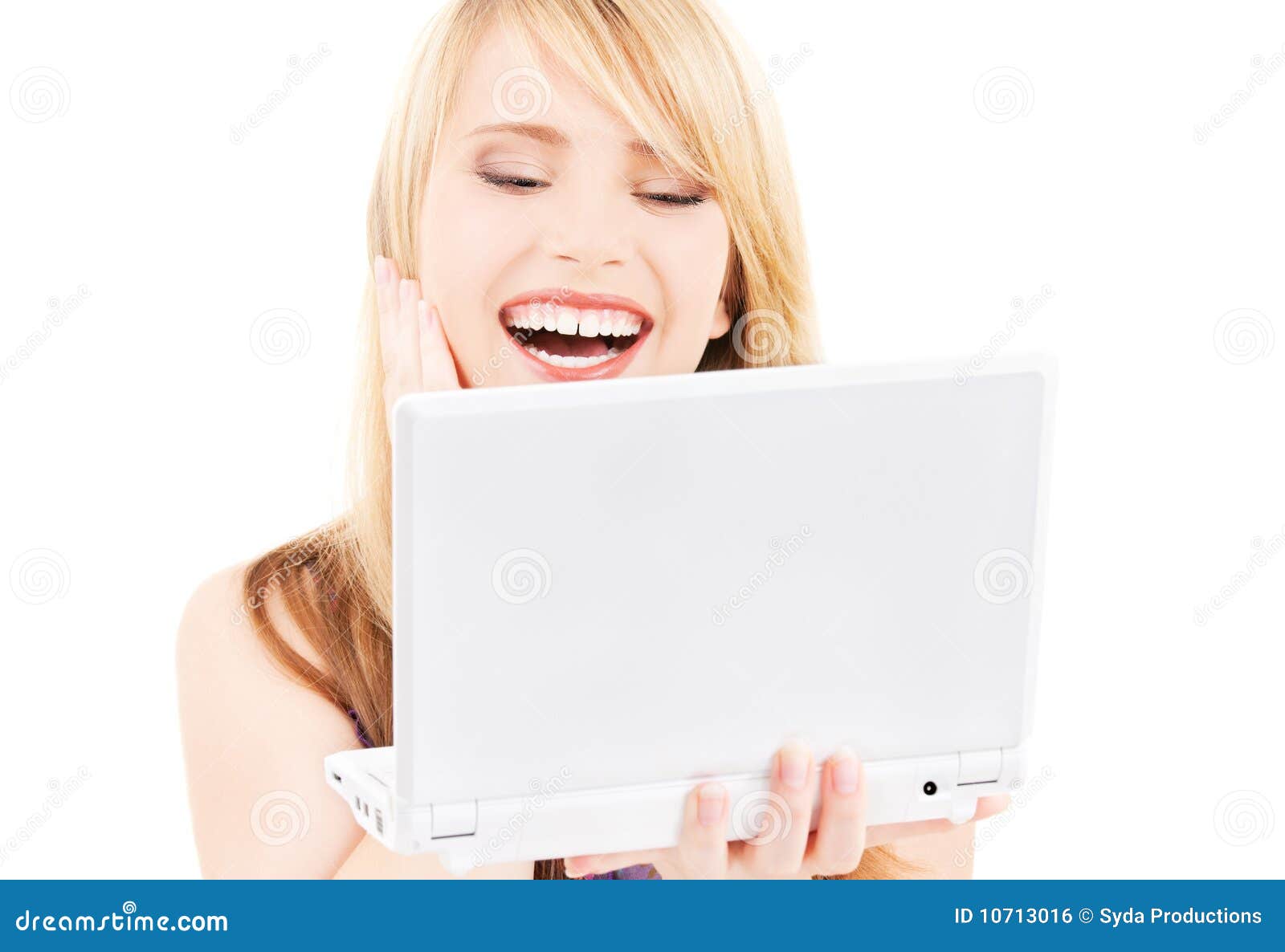 370 Blonde Laptop Surprised Face Stock Photos - Free & Royalty-Free ...