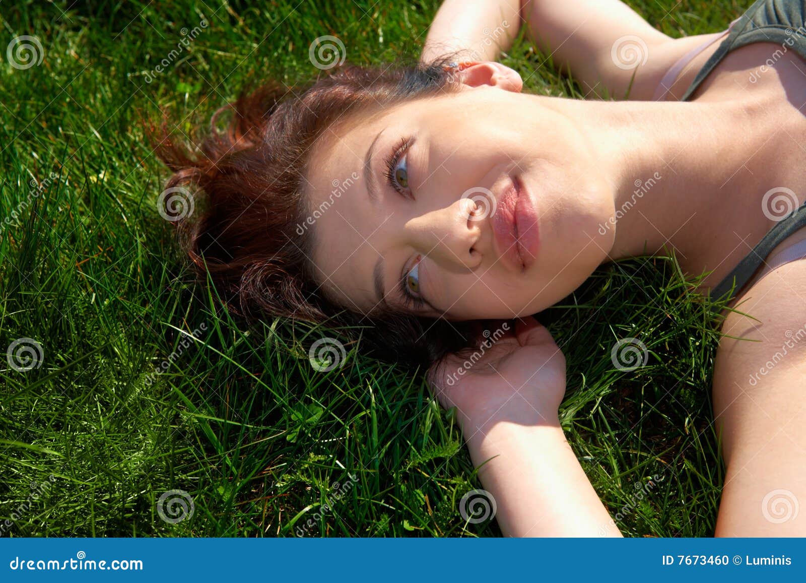 Teenage Girl Relaxing stock photo. Image of relaxing, smile - 7673460