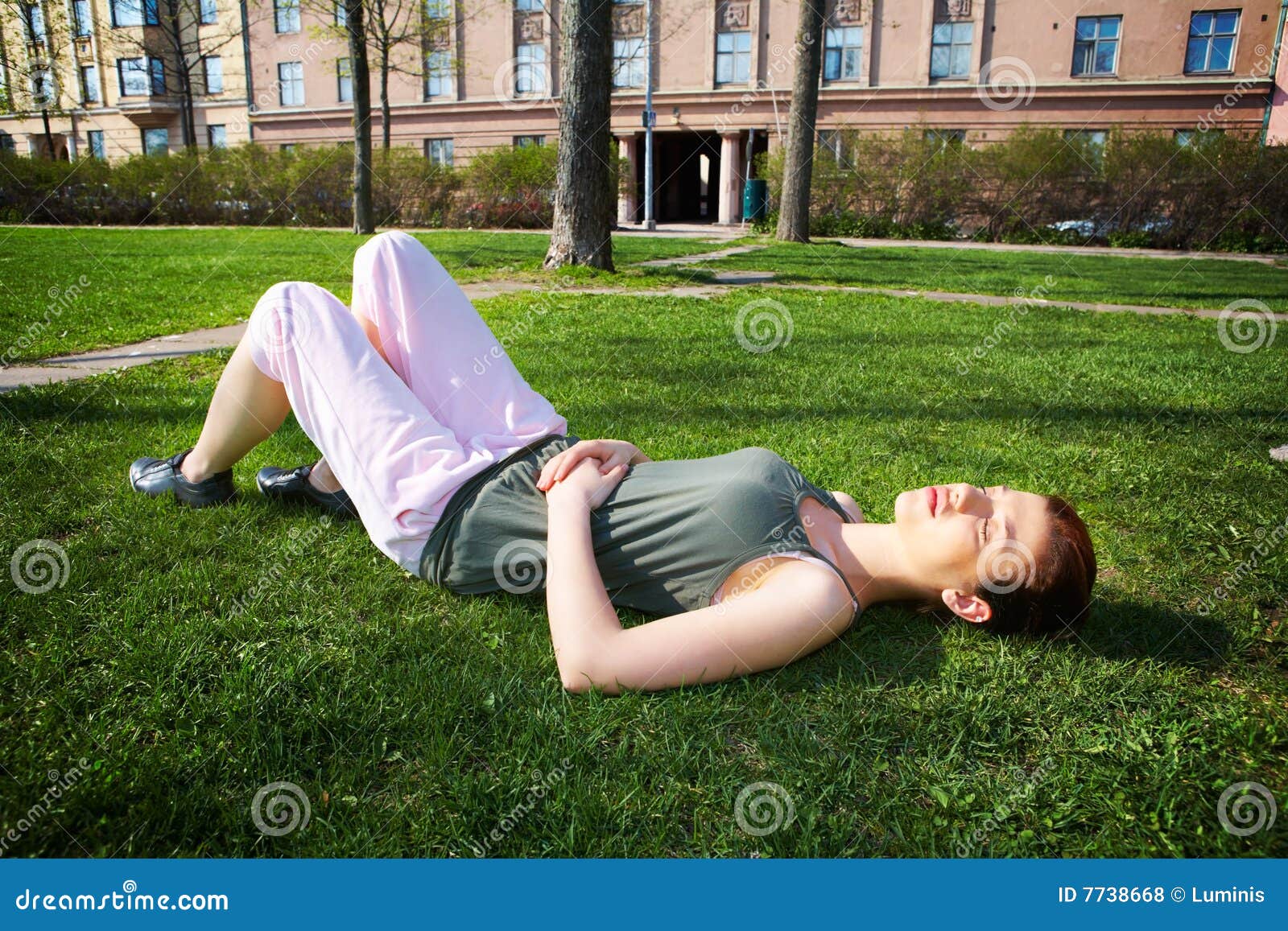 Teenage Girl Resting stock photo. Image of tired, teenaged - 7738668