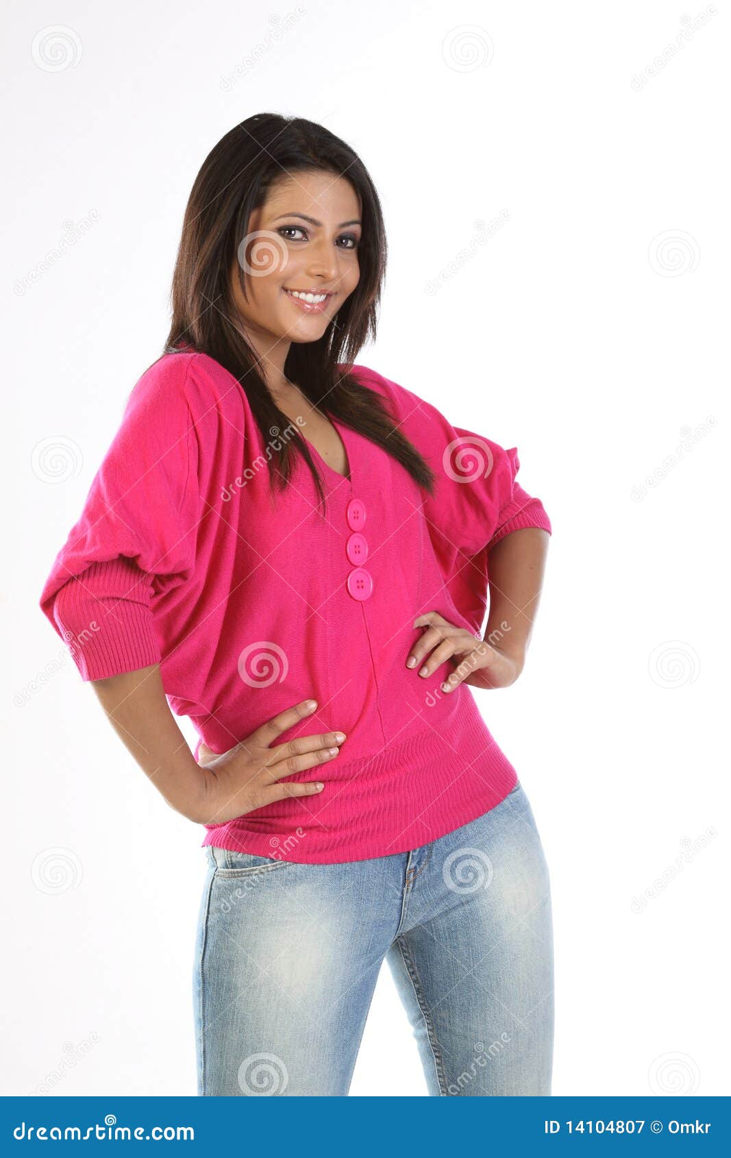 Teenage Girl Standing with Nice Pose Stock Image - Image of girl ...