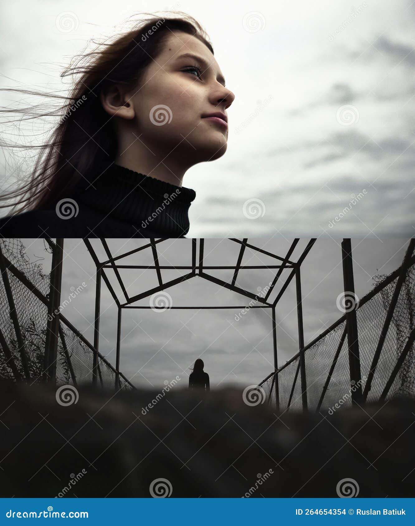 A Teenage Girl Stands Alone in Nature Trying To Cope with Anger and ... A Teenage Girl Stands Alone in Nature Trying To Cope with Anger and ...