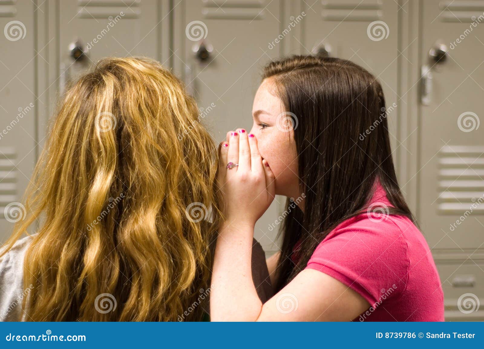 Teenage Girls Telling Secrets Stock Photo - Image of teenager ...