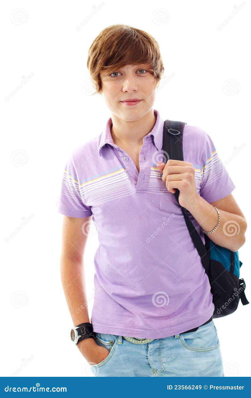 Teenage lad stock image. Image of portrait, masculine - 23566249