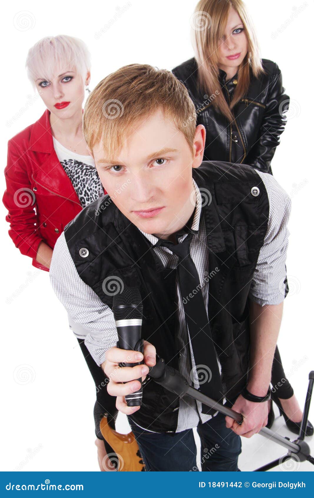 Teenage rock band stock photo. Image of musician, instrument - 18491442