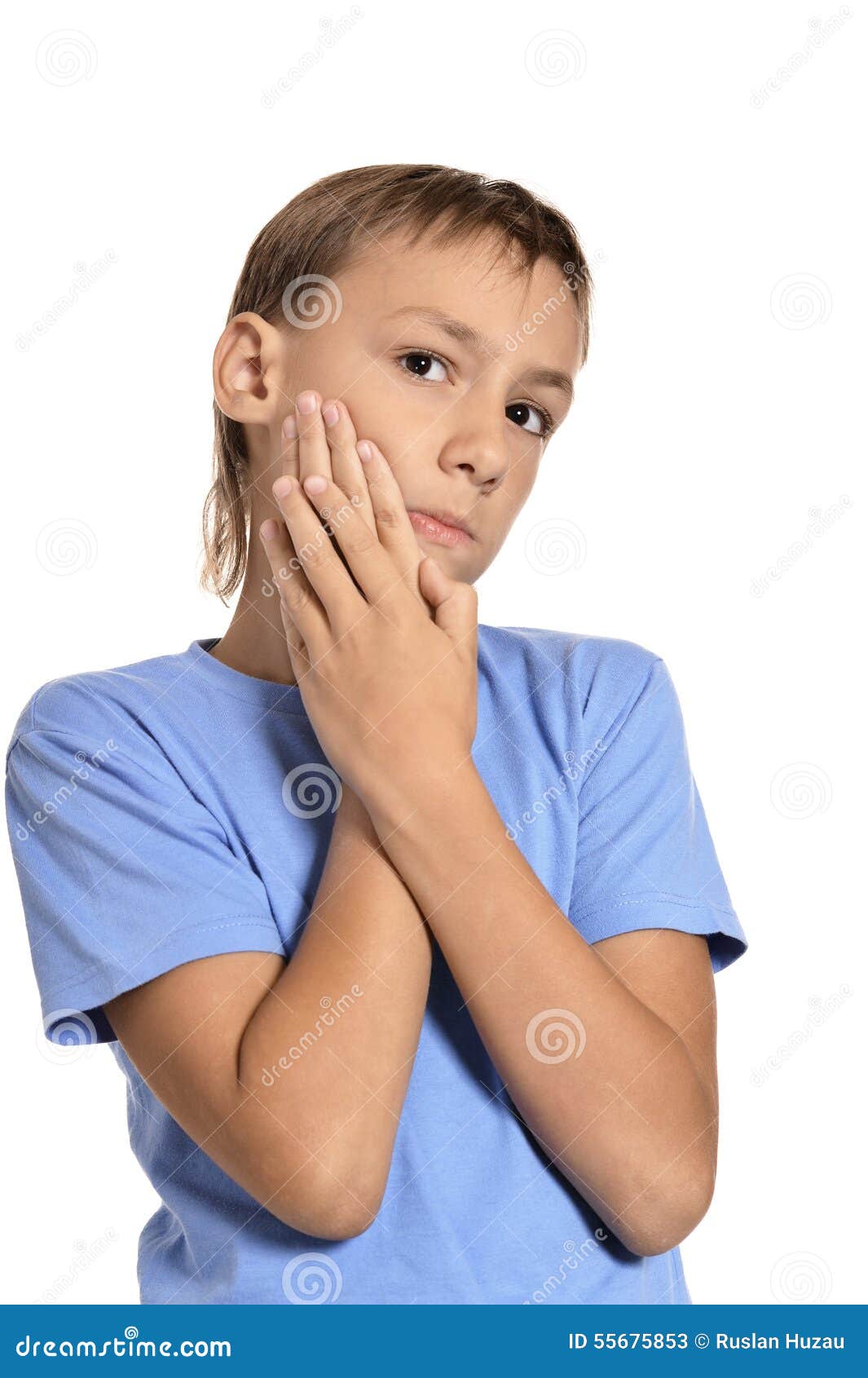 Teenage sick boy stock image. Image of children, cold - 55675853
