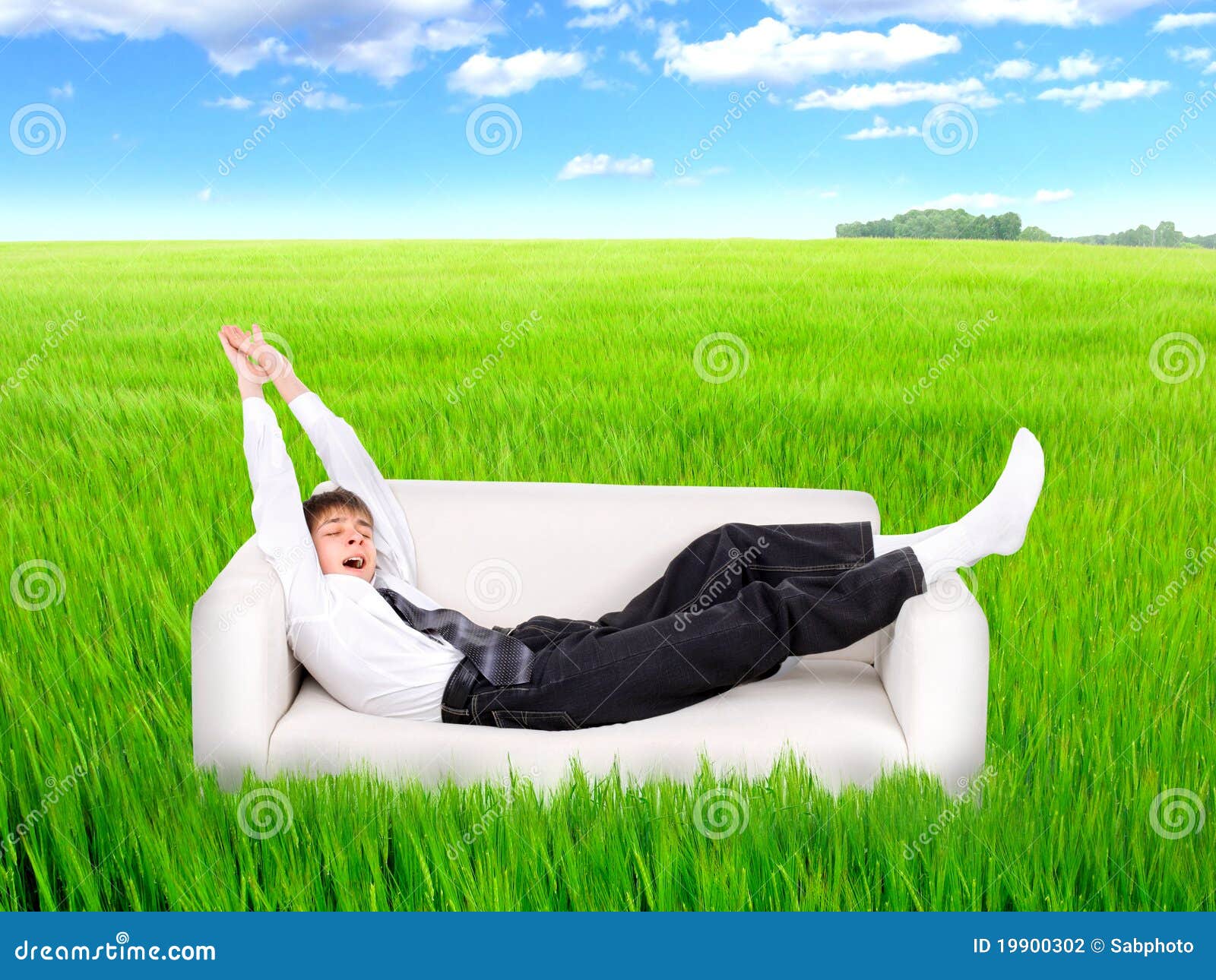 Teenager Awake in the Field Stock Photo - Image of oneself, male: 19900302