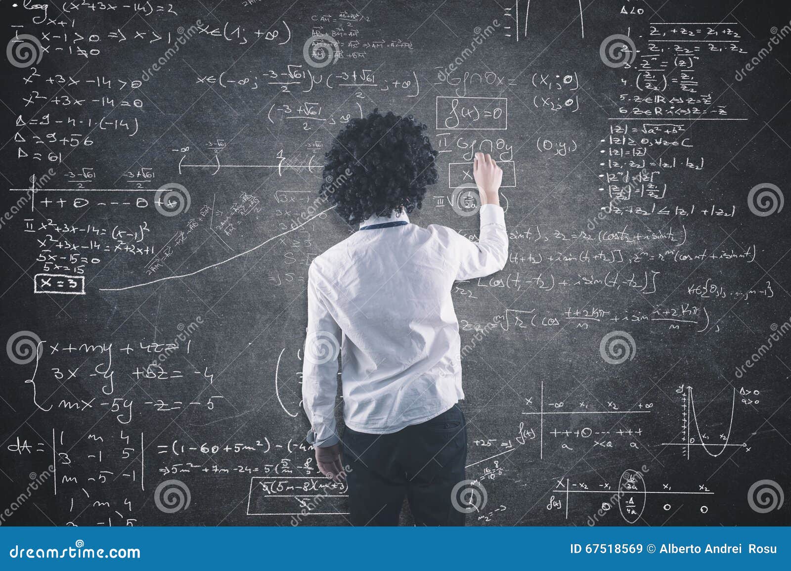 Teenager and blackboard stock image. Image of school - 67518569