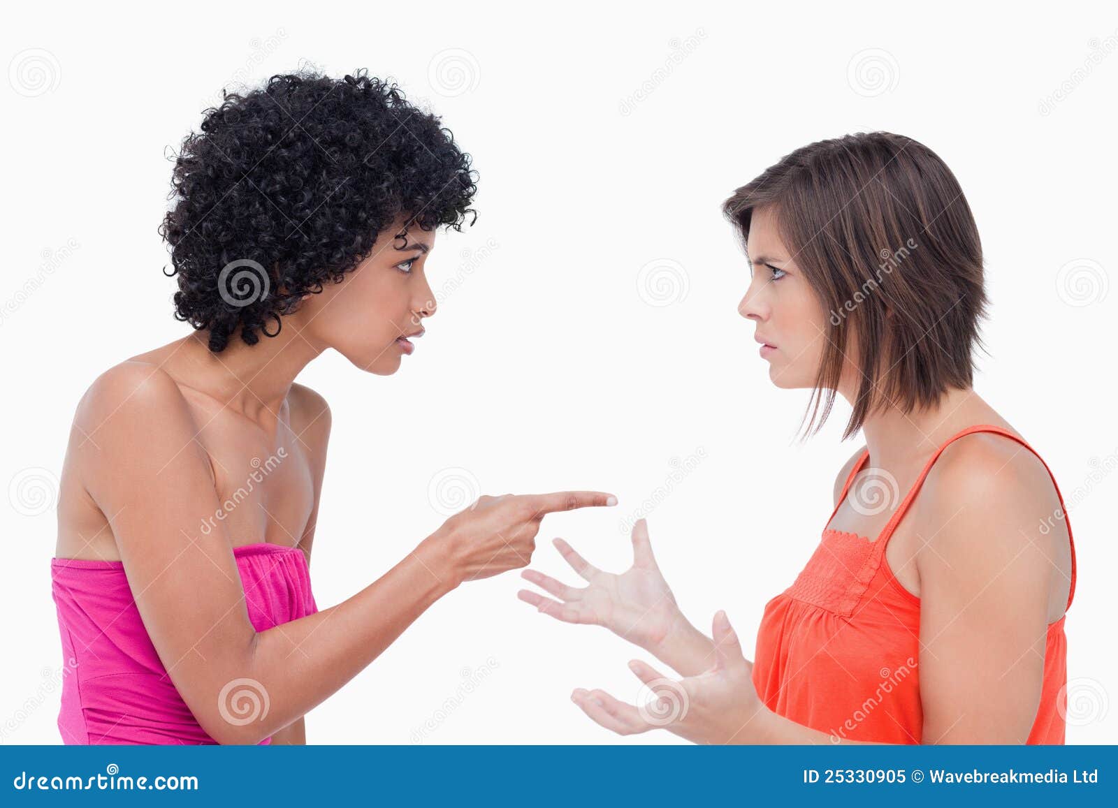 Teenager blaming a friend stock image. Image of confident - 25330905