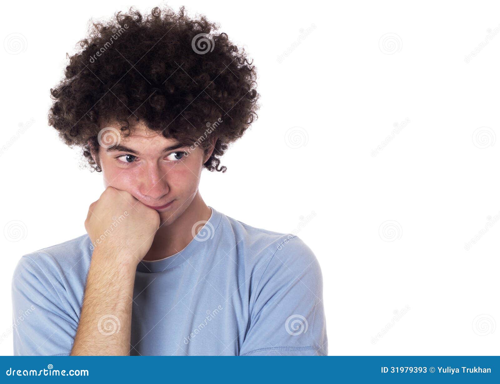 Teenager with a Bored Look on His Face. Stock Image - Image of casual ...