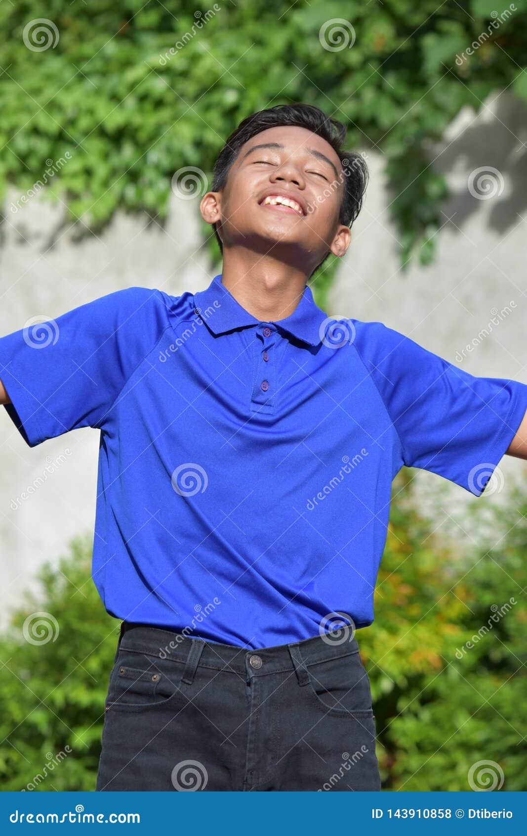 Teenager Boy and Freedom stock photo. Image of teenager - 143910858