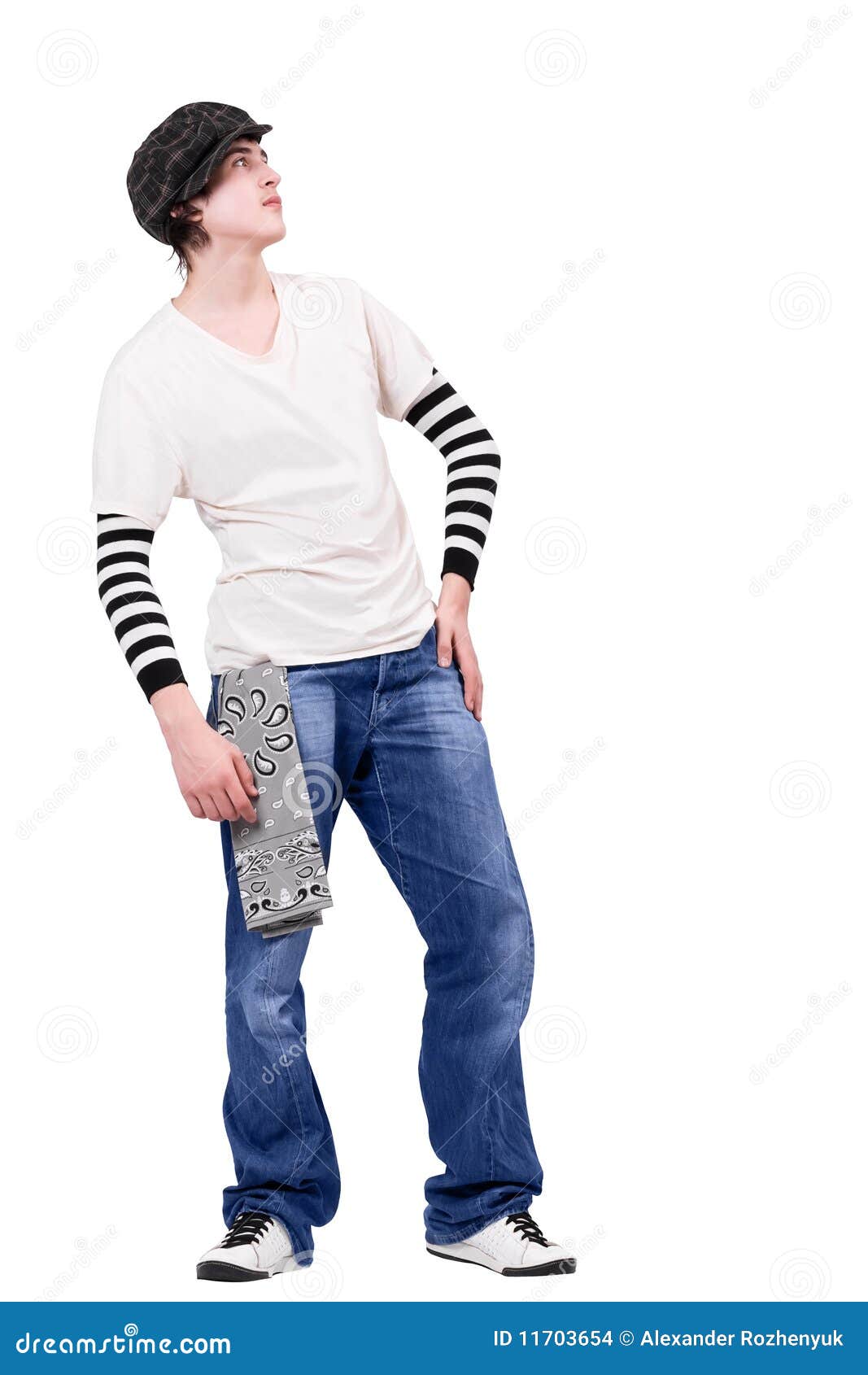 Teenager Breakdancer Looking Up Stock Photo - Image of choreography ...