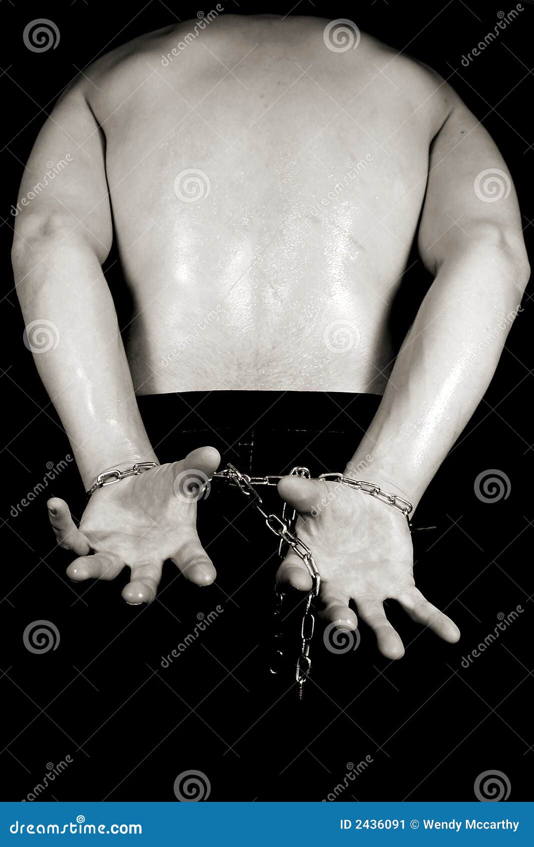 Teenager in Chains stock image. Image of pose, chained - 2436091