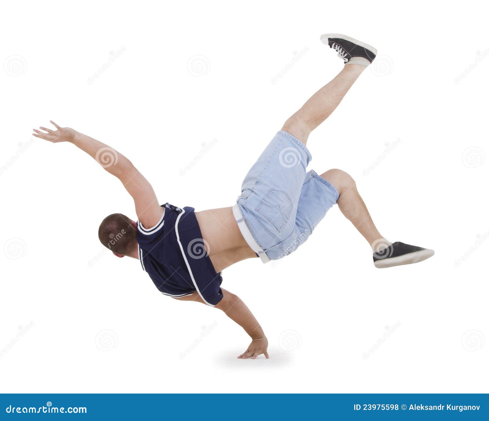 Teenager Dancing Breakdance in Action Stock Photo - Image of posing ...