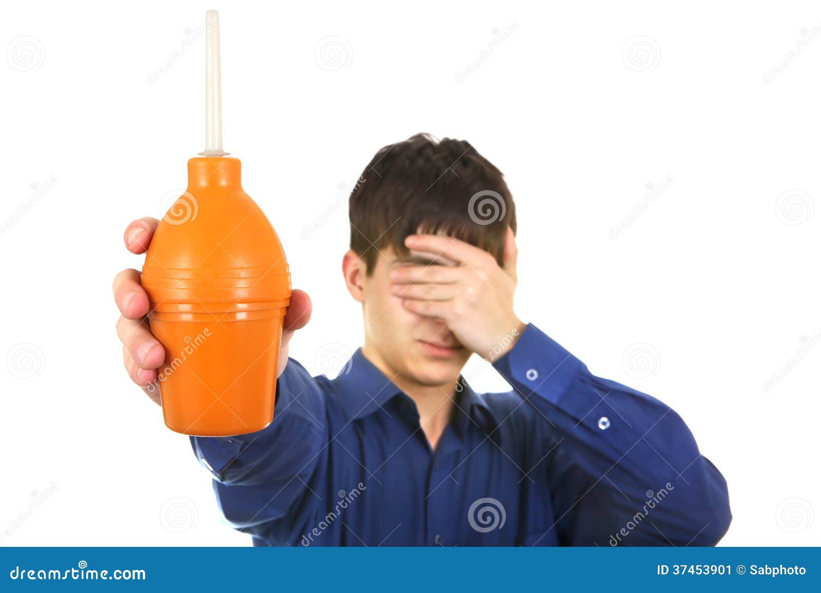 Teenager With Enema Royalty-Free Stock Photography | CartoonDealer.com ...