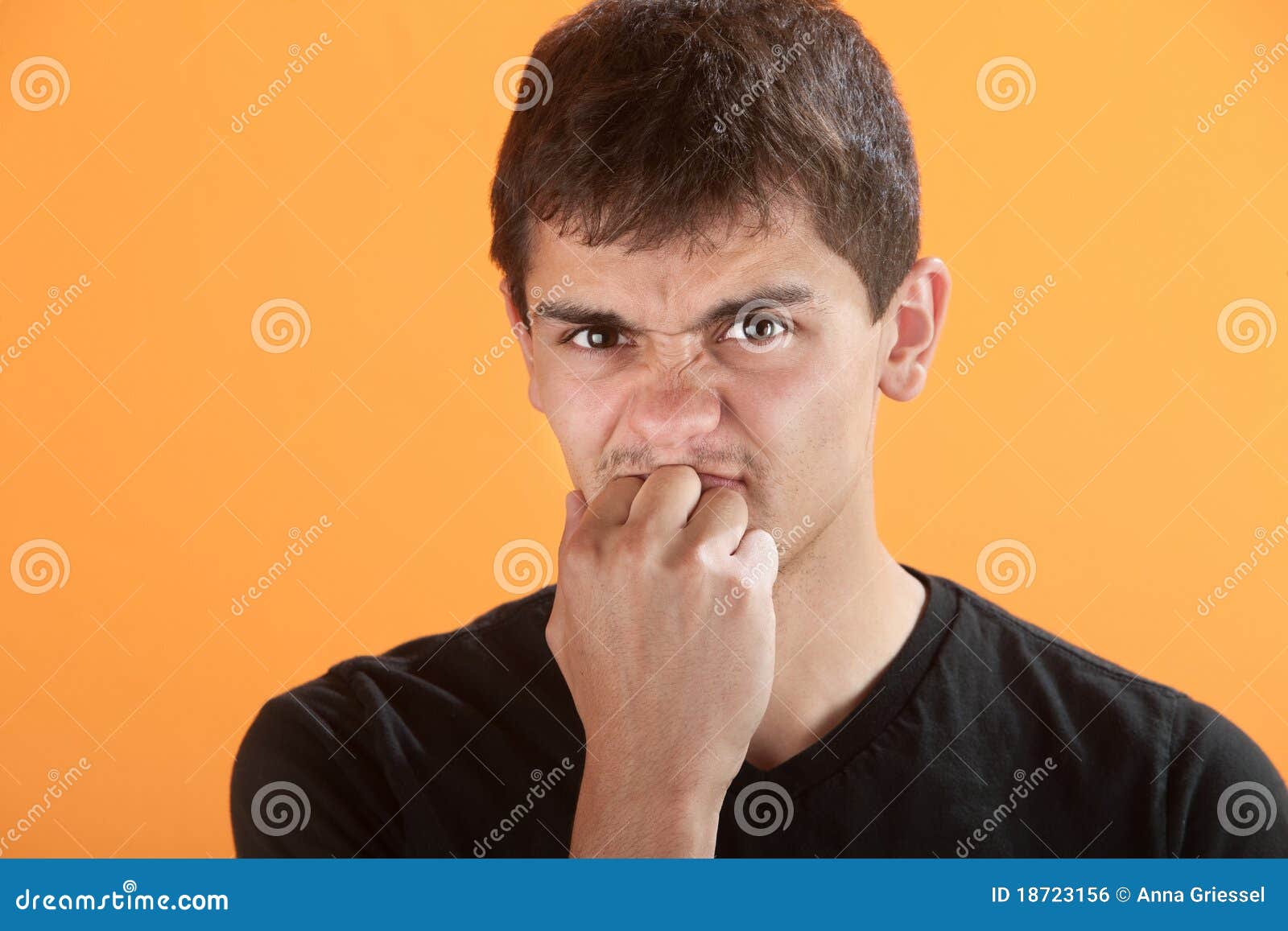 Teenager frustrato fotografia stock. Immagine di frustri - 18723156