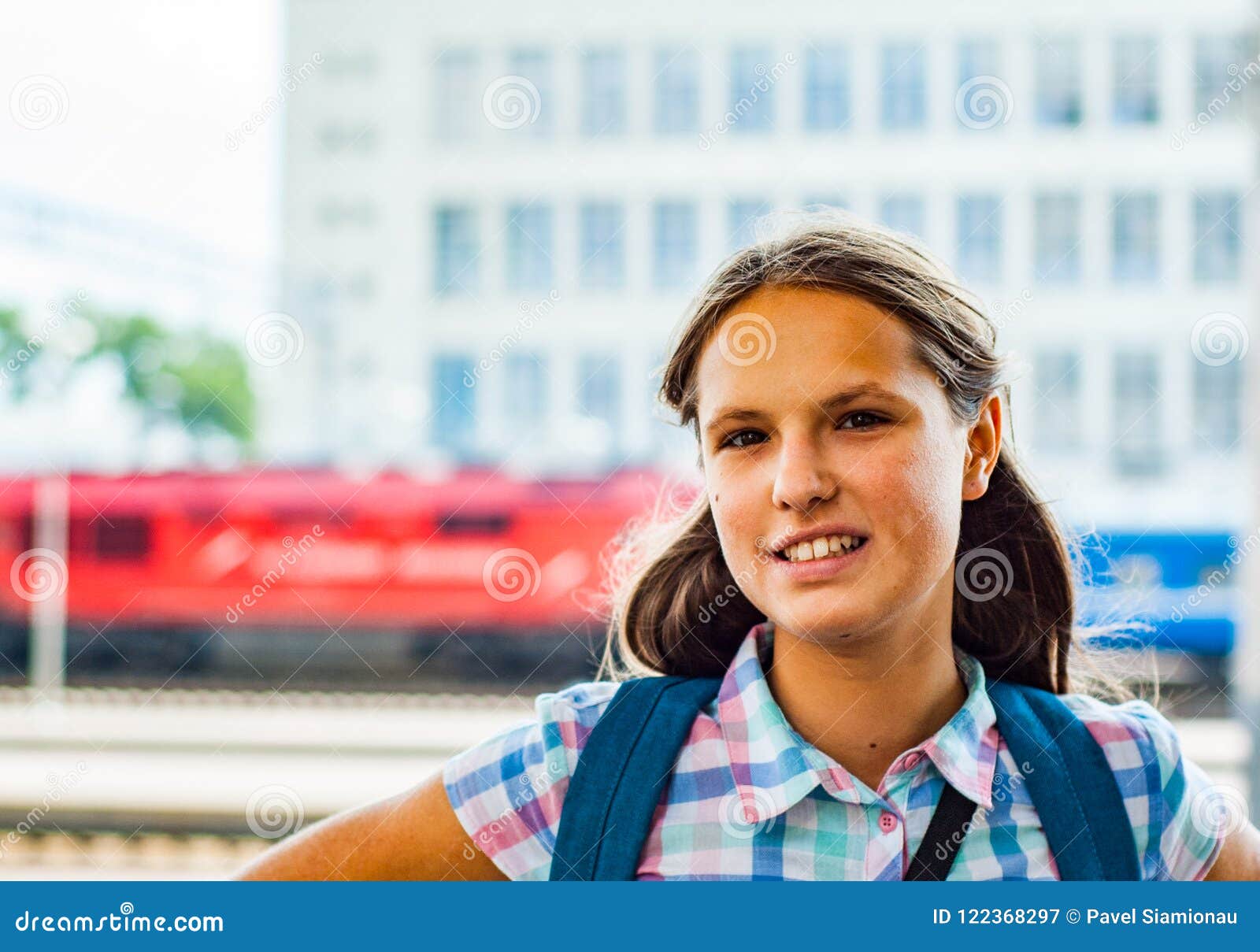 Teenager Girl Traveling Alone at Train Station Stock Image - Image of ... Teenager Girl Traveling Alone at Train Station Stock Image - Image of ...
