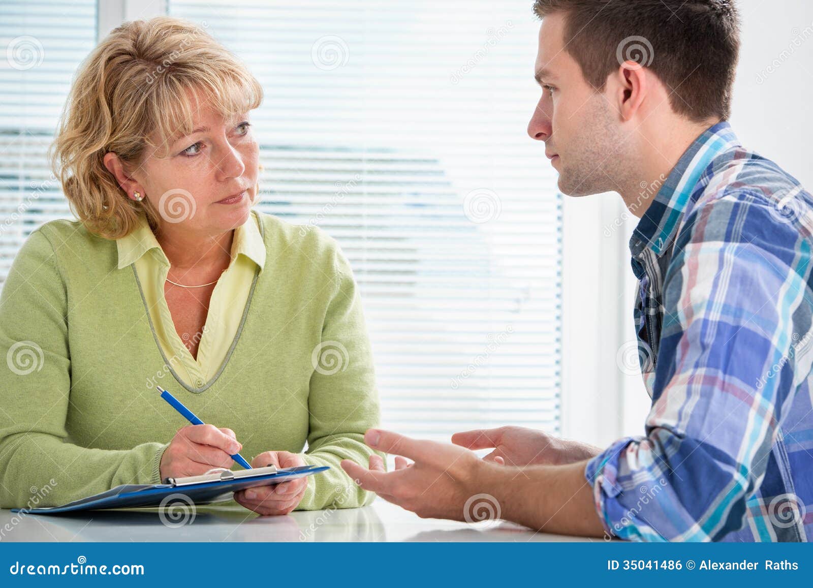Teenager Having a Therapy Session Stock Photo - Image of care, patient ...