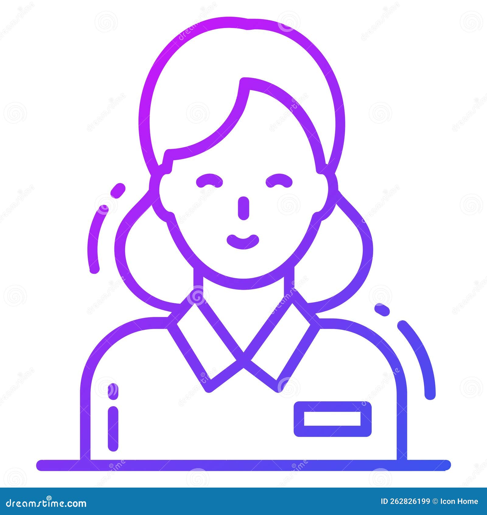 Teenager Icon, Single Avatar Vector Illustration Stock Vector ...