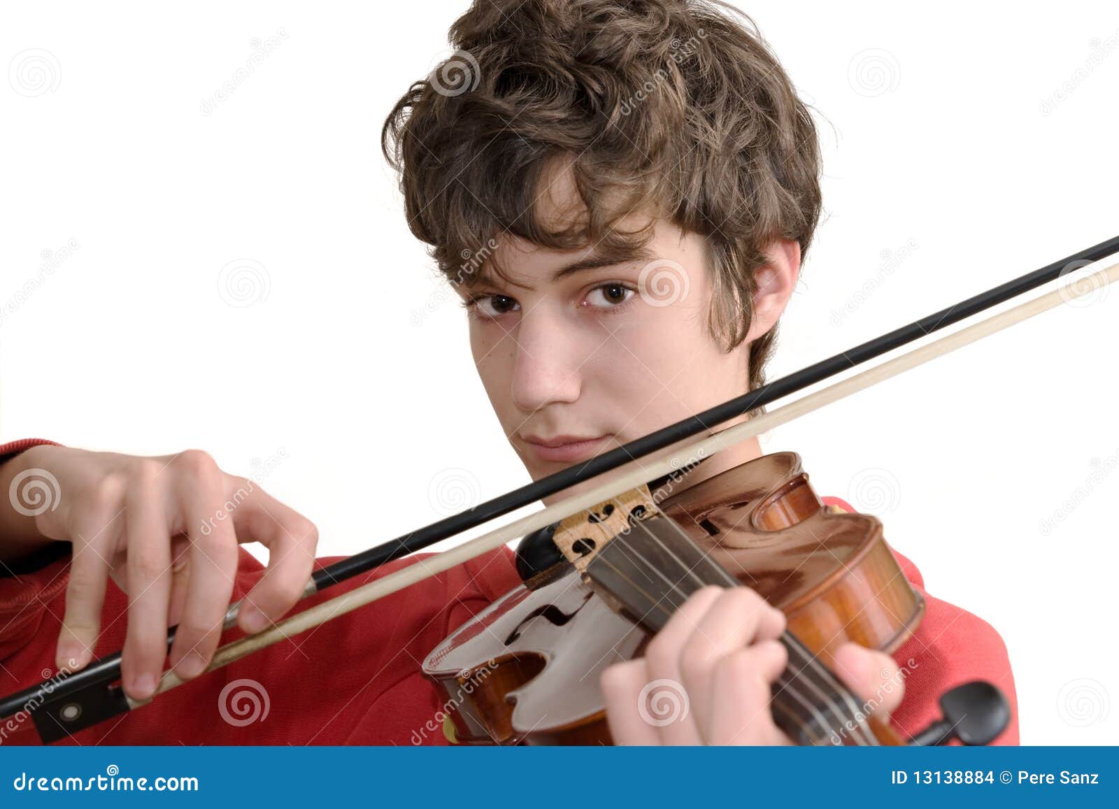 Teenager playing violin stock photo. Image of teen, string - 13138884