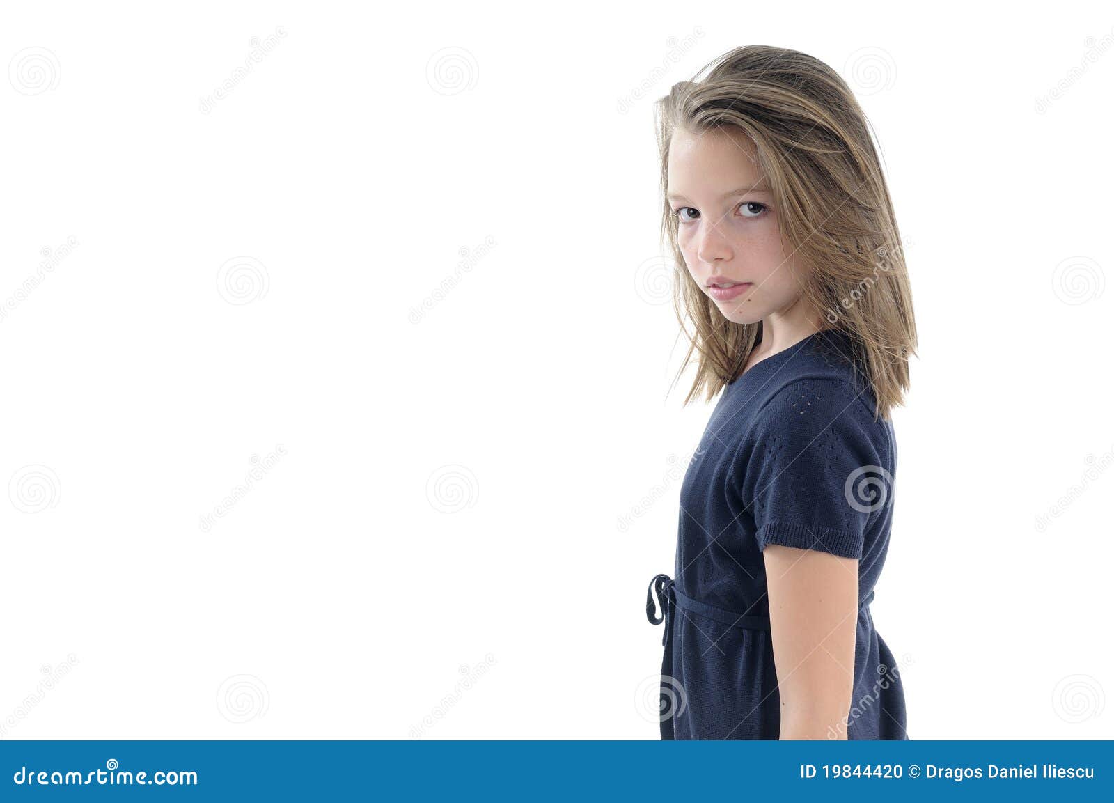 Teenager posing in studio stock photo. Image of adolescent - 19844420