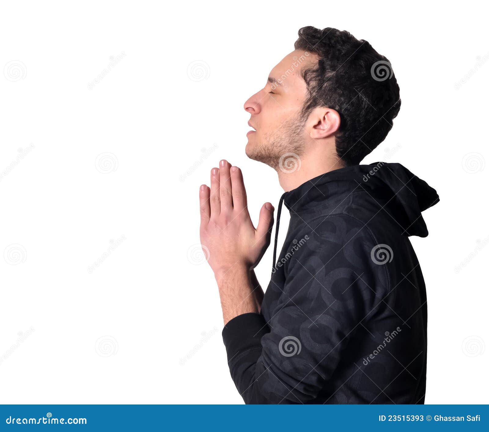 A teenager praying stock image. Image of hope, praying - 23515393