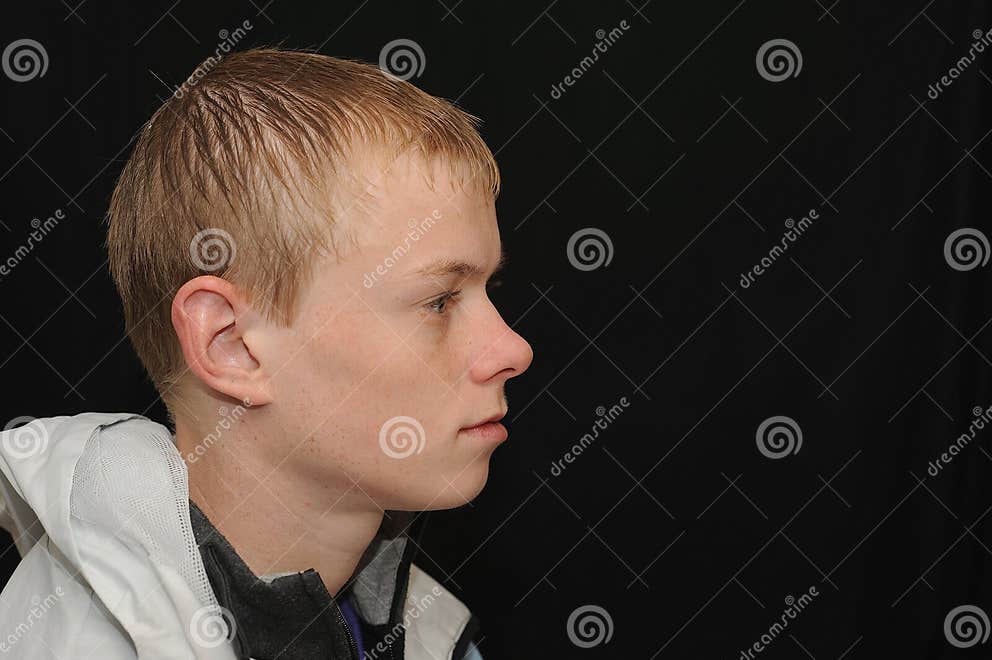 Teenager profile stock image. Image of confident, posing - 4959501