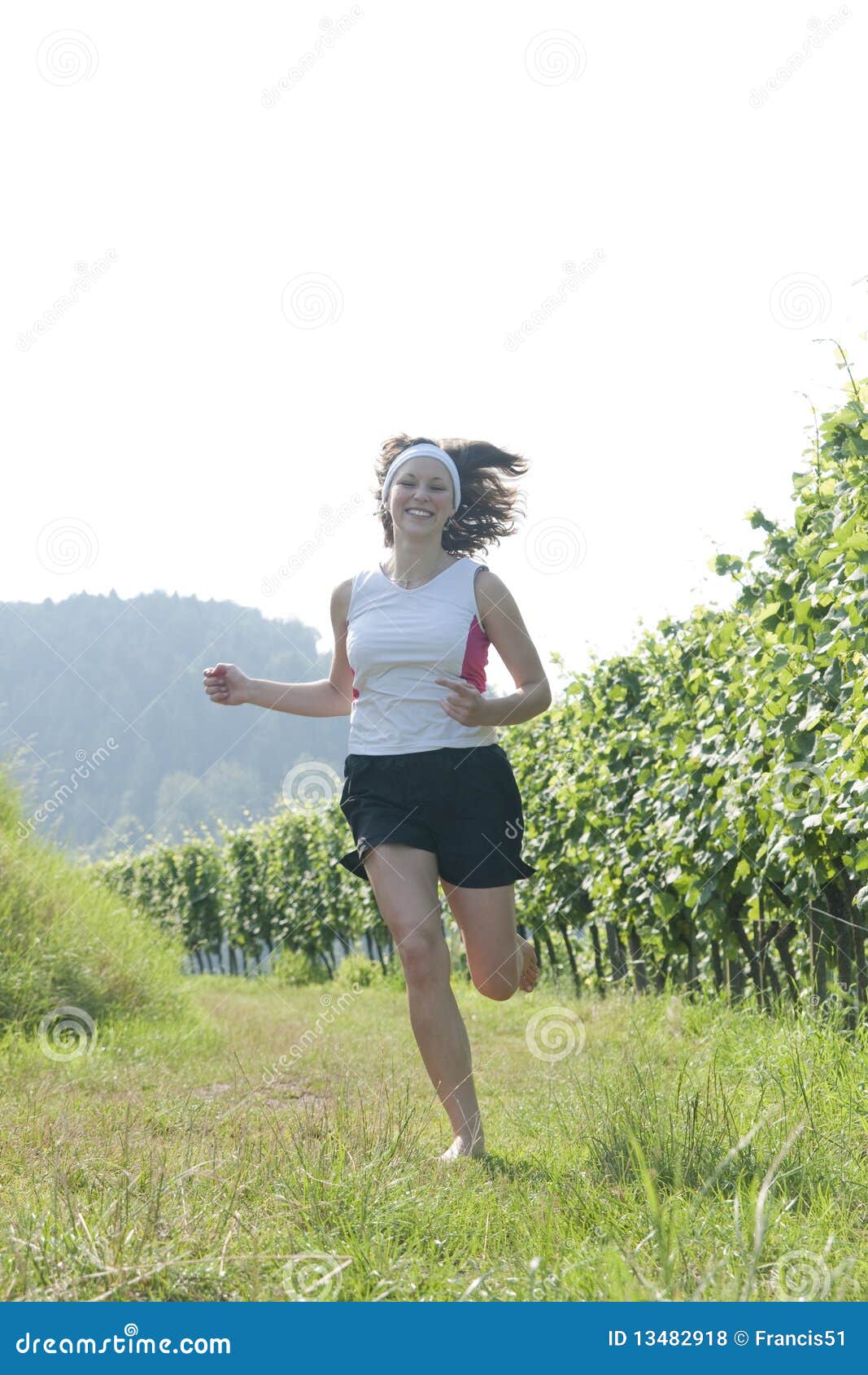 Teenager Running in Country Stock Photo - Image of runner, happy: 13482918
