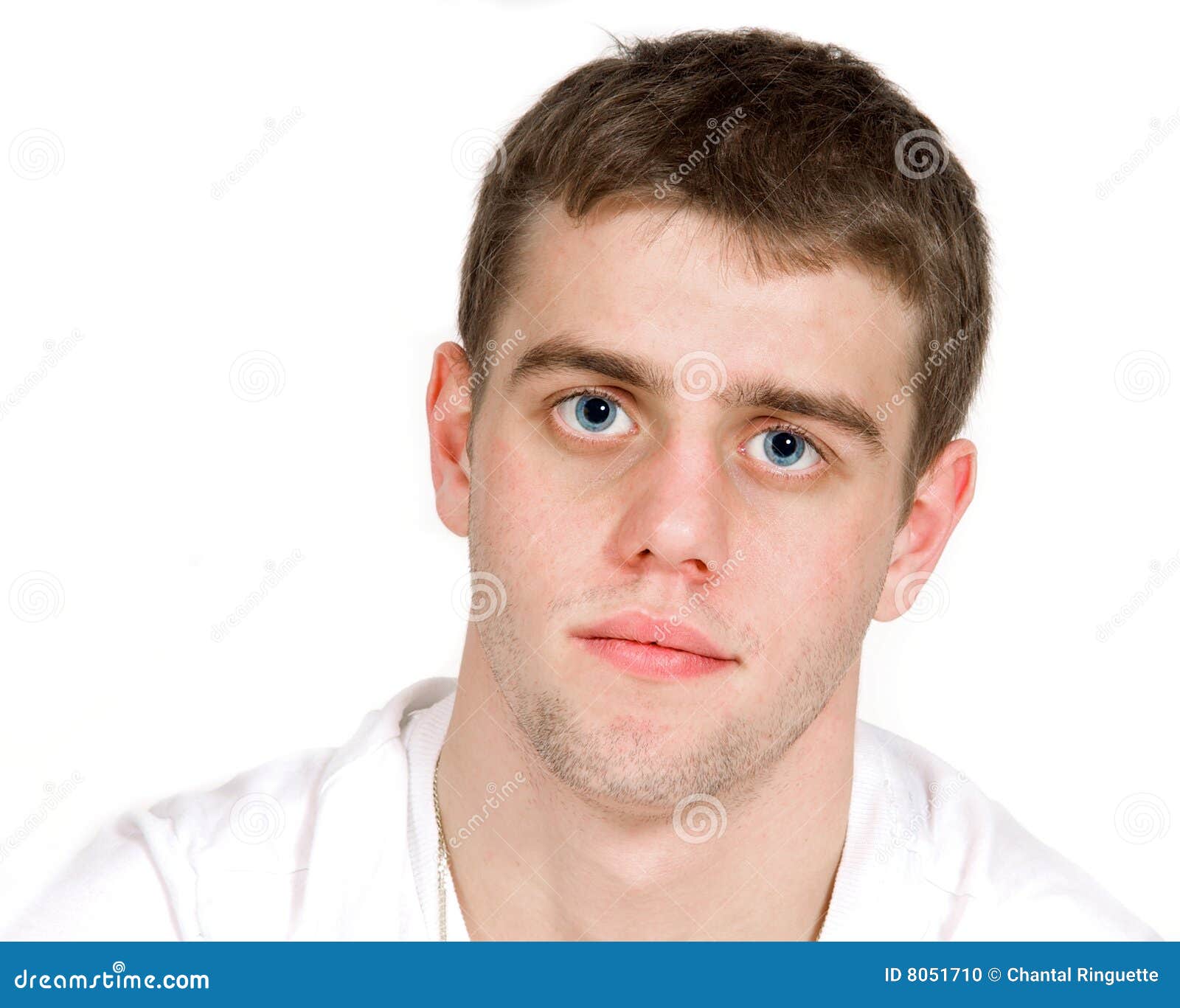 Teenager with Skeptical Expression Stock Photo - Image of handsome ...