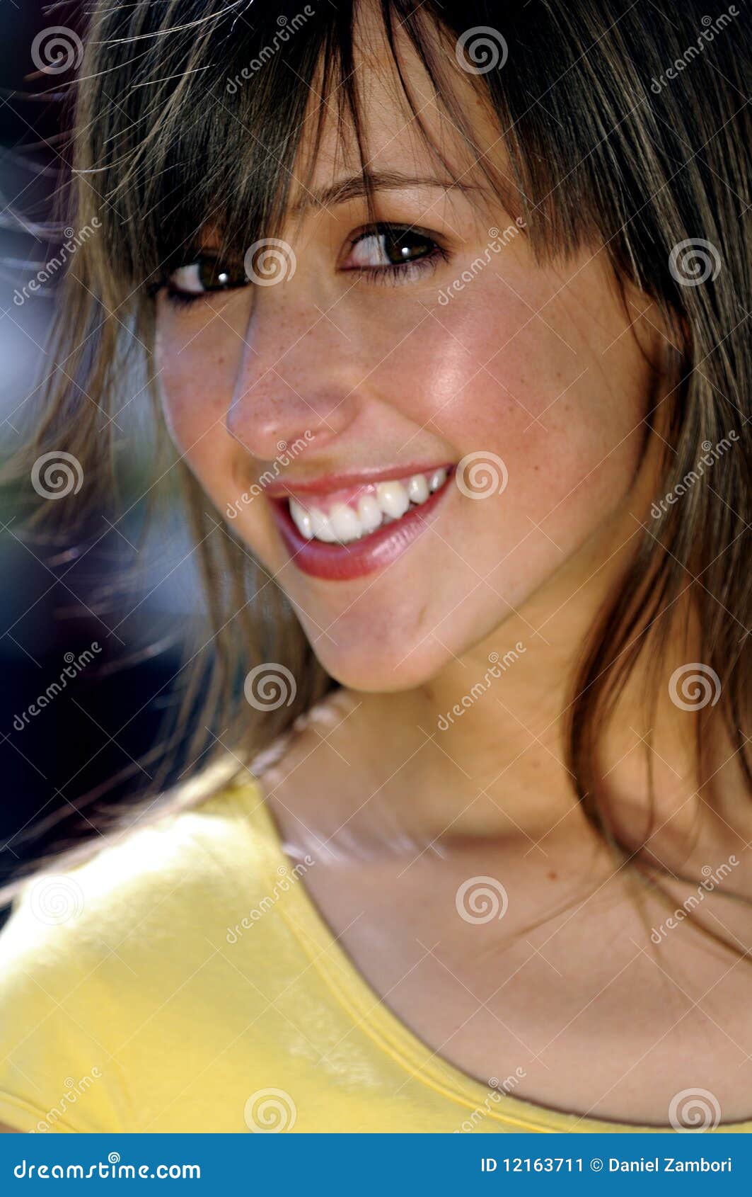 Teenager smiling stock image. Image of yellow, health - 12163711
